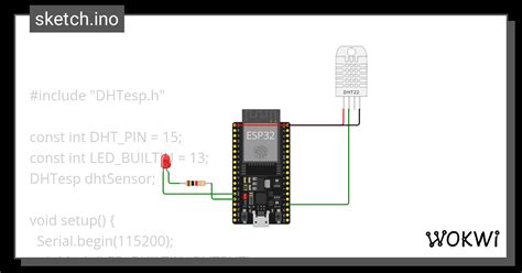 Dhtนภัสสร Wokwi Esp32 Stm32 Arduino Simulator