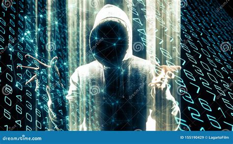 Holographic Technology Cyber Numbers Algorithm Stock Image Image Of Touching Modern 155190429
