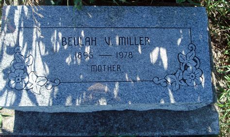 Beulah Violet Roach Miller 1896 1978 Find A Grave Memorial