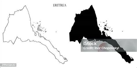 Eritrea Blank Map Eritrea Map Outline Vector Images Stock Illustration Download Image Now Istock