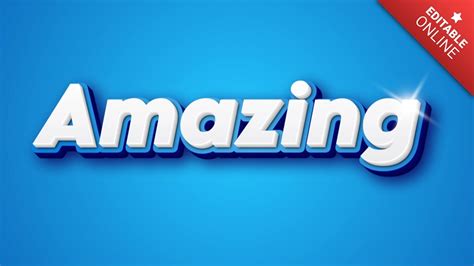 Amazing | Text Effect Generator