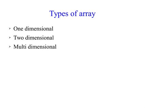 arrays in data structures pdf