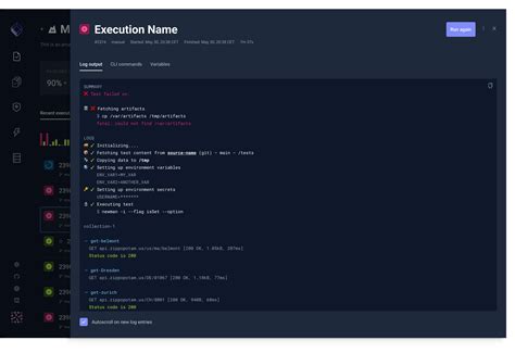 Ui Move Entity Execution Detail Into A Drawer · Issue 2877 · Kubeshop