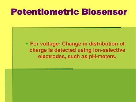 Ppt Biosensor Powerpoint Presentation Free Download Id1272511