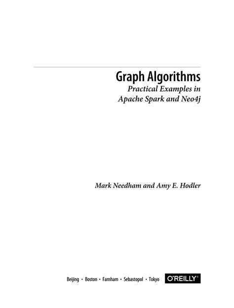 Solution Graph Algorithms Practical Examples In Apache Spark And Neo