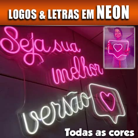 Logos E Letras Neon Led Aluguel E Locação De Som Natal Rn Wsom