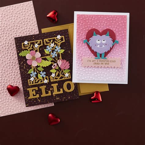 December 2024 3d Embossing Folder Of The Month Preview And Tutorials Tiny Heart Scallop