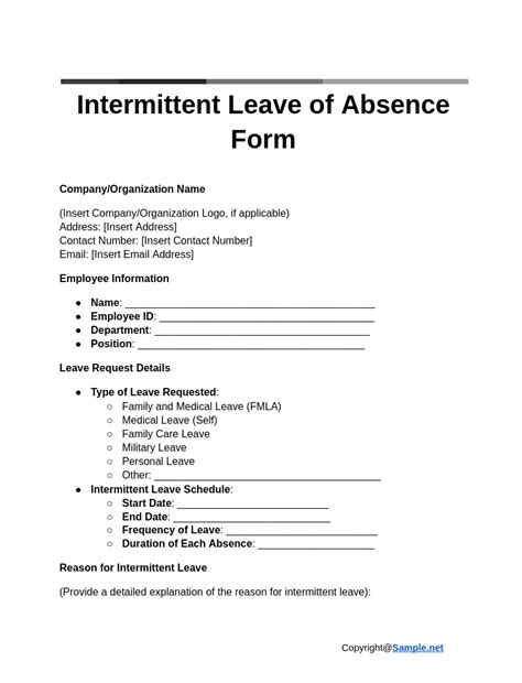 Leave Of Absence