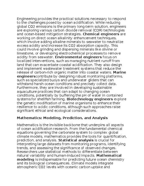 Ocean Acidification And Stem No Prep Worksheet 100 Editable