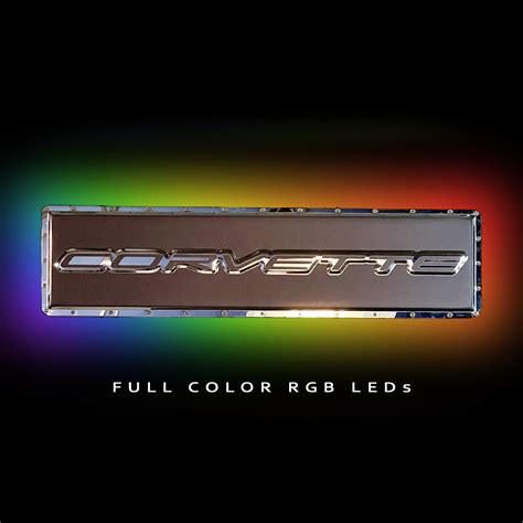Corvette Script Chrome Domz