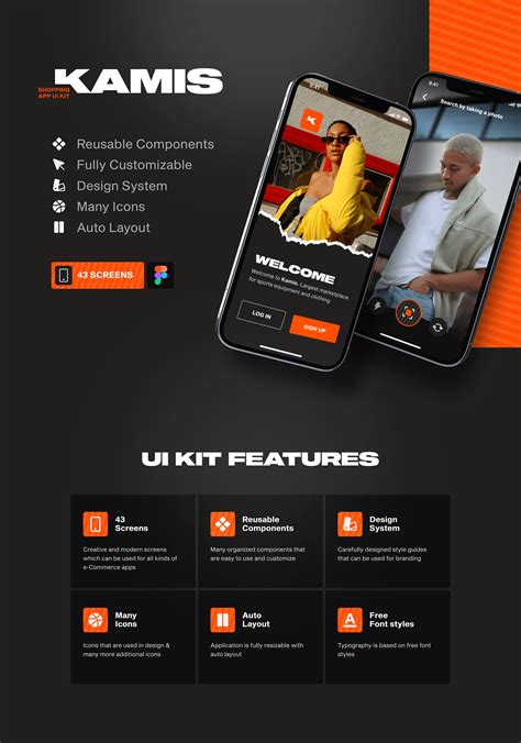 Shopping App UI Kit KAMIS On Behance