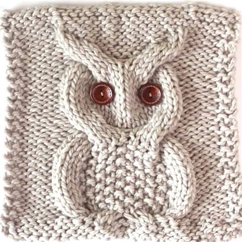 Owl Cable Knitting Pattern Studio Knit