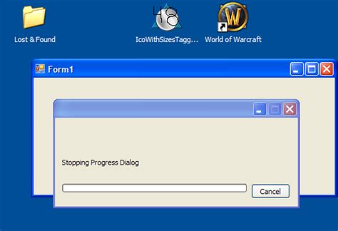 Winapi Win32 Iprogressdialog Will Not Disappear Until You Mouse Over