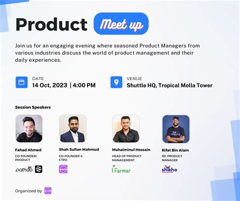 Abdullah Al Hossain Arman On Linkedin What A Initiative For Product People Bangladesh