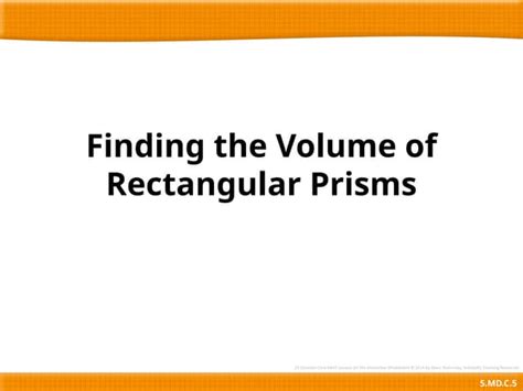 an introduction to volume of rectangular prism counting cubes pptx