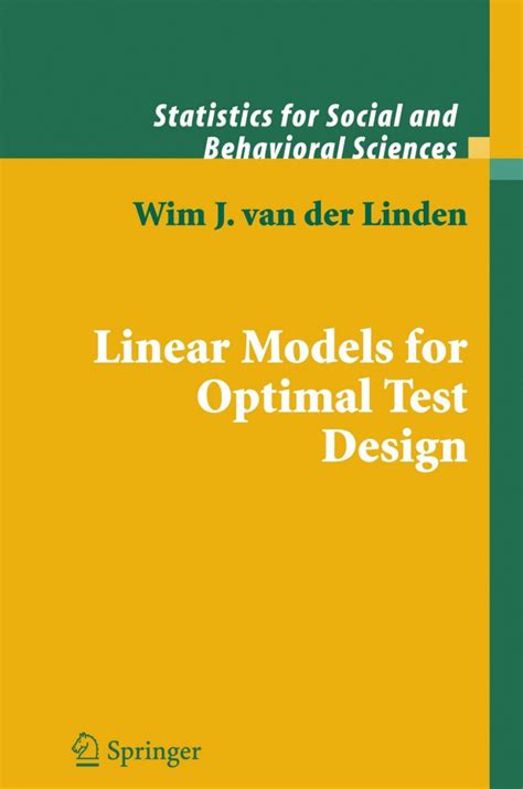 Linear Models For Optimal Test Design Premiumjs Store