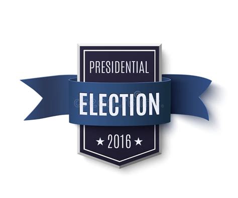 Election 2016 With Usa Flag Illustration Stock Vector Illustration Of