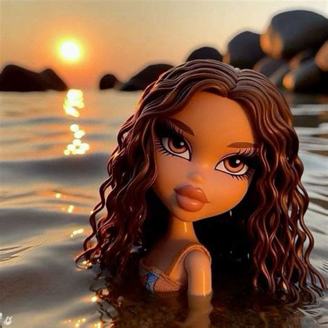 Disney Princess Artwork Aesthetic Doll In Water Bratz Dolls Pfp