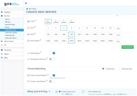 Creating A Server GNS