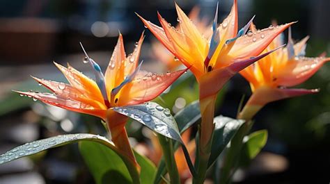 Premium Photo Botanical Varieties Of Strelitzia Flowers Flower Garden