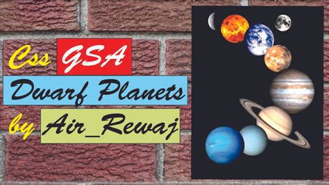 Cssgsadwarf Planets By Airrewaj Rairrewaj