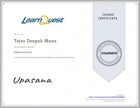 java advancedjava coursera certification learning programming