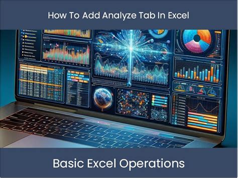 Excel Tutorial How To Add Analyze Tab In Excel