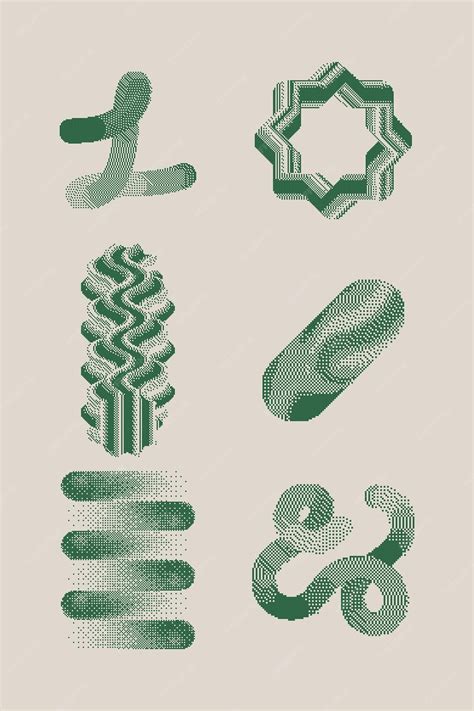 Premium Vector Vector Pixel Bitmaps 8bit Ornament Asset Download