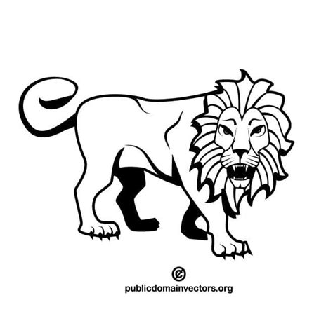 전 령 사자 벡터 이미지 Eps Ai Uidownload