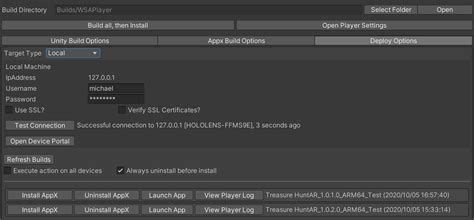 Mrtk V25 Always Fails To Deploy To Hololens 2 Using The Build Window