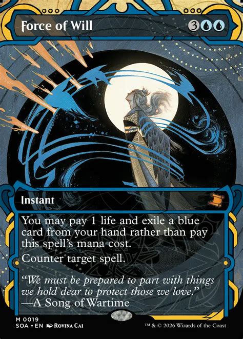 Force Of Will Mtg Secrets Of Strixhaven Mystical Archive 19 English