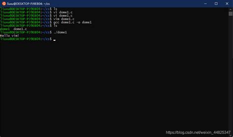 Linux的vivim编译器的使用vi编译器 Csdn博客