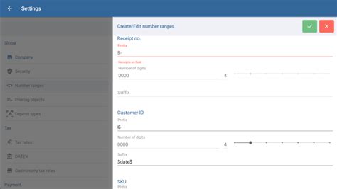 Setting Up Number Ranges Jtl Guide
