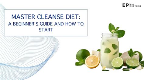 Master Cleanse Diet Plan At Harry Brawner Blog