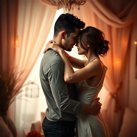 Embrace Of Love A Romantic Scene