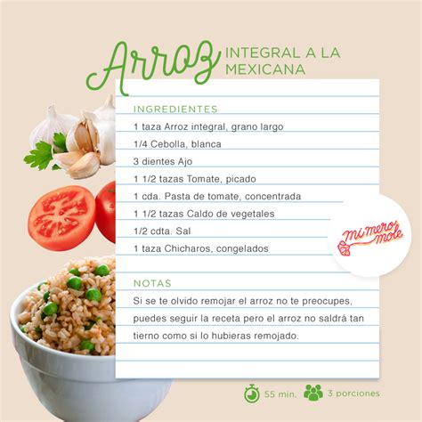 Mi Mero Mole Recetas Veganas Mexicanas Arroz Integral A La Mexicana