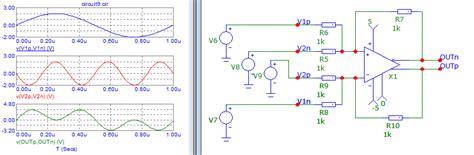 Operational Amplifier Is A Fully Differential Opamp Subtractor