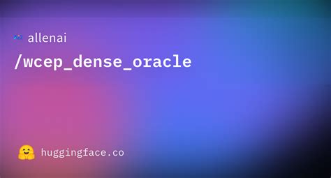 Allenai Wcep Dense Oracle · Datasets At Hugging Face