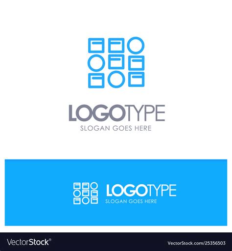 Pattern System Data Science Blue Royalty Free Vector Image