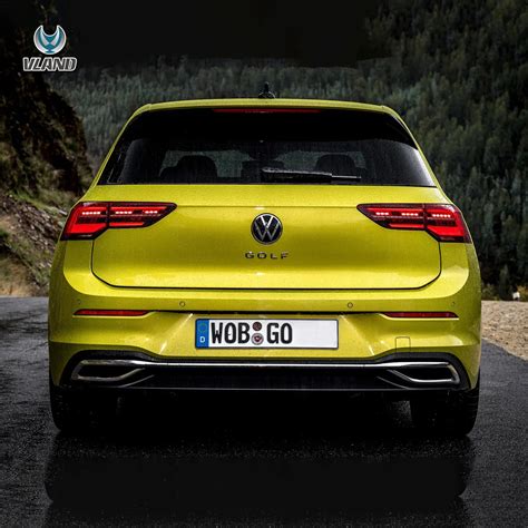 20 23 Volkswagen Golf Mk8 Hatchback Vland Led Tail Lights With Sequent