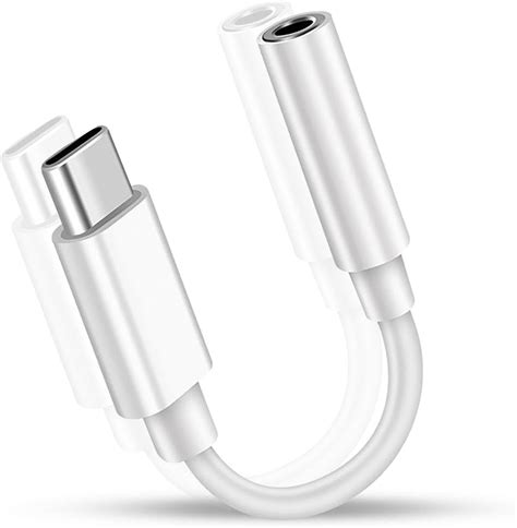 Jp Ruimi Usb C Type C変換3 5 Mmヘッドフォンアダプタ 変換ヘッドオーディオアダプタ線 通話 音楽 リモコン Type C ヘッドフォンジャック