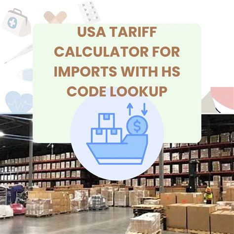 Usa Tariff Calculator For Imports With Hs Code Lookup