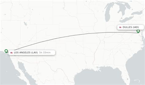 Direct Non Stop Flights From Dulles To Los Angeles Schedules