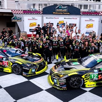 Mouser Sponsored Vasser Sullivan Lexus Racing Team Celebrates Double