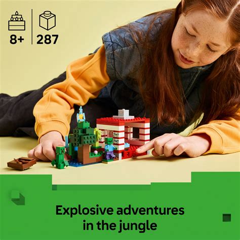 Lego Minecraft 21275 The Tnt Jungle House Toy Store