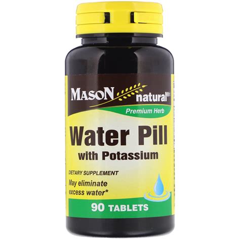 Mason Natural Water Pill With Potassium 90 Tablets Iherb