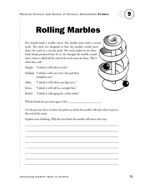 Rolling Marbles Nsta