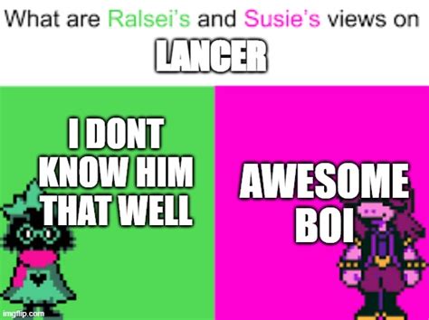 Ralsei And Susie Memes Imgflip