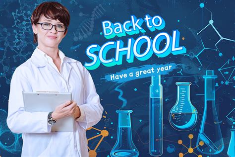 Chemistry Backdrop Blue Lab Learning Personalized Backdrop Lxx6 41