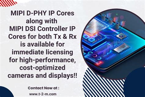 Mipi D Phy Ip Cores Along With Mipi Dsi Controller Ip Cores